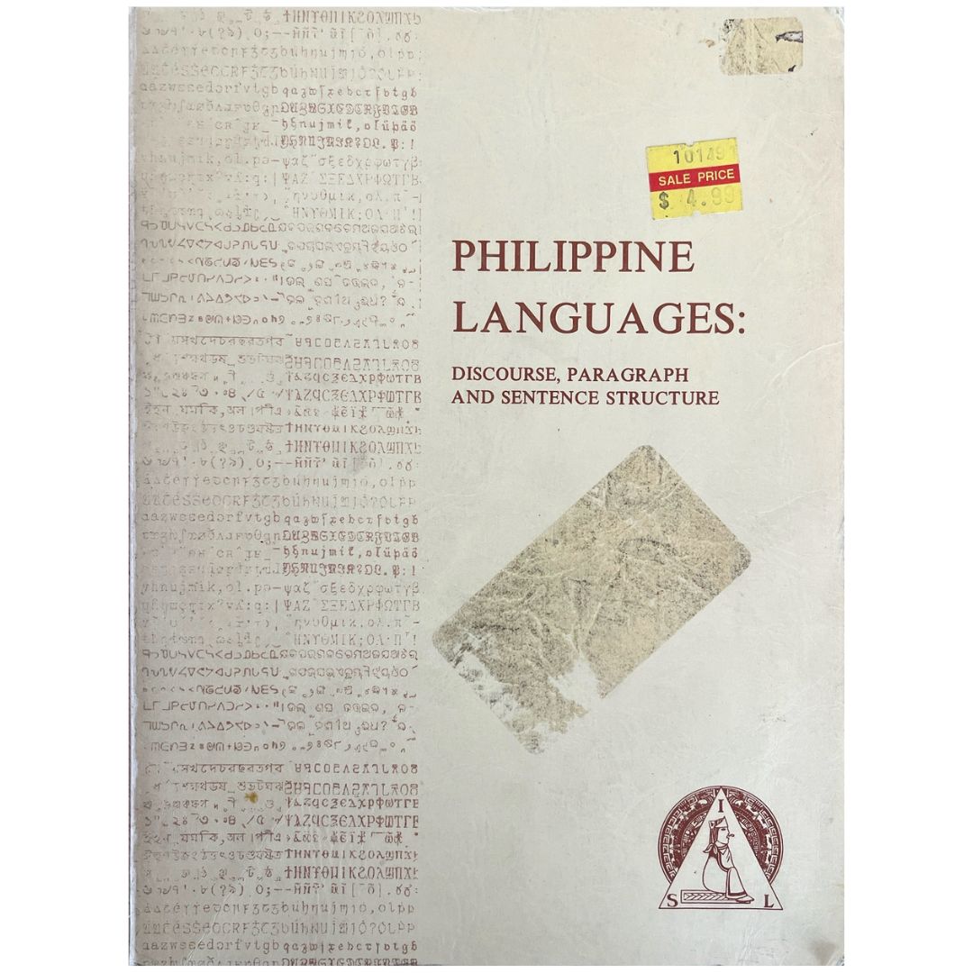 Philippine Languages: Discourse, Paragraph and Sentence Structure ...
