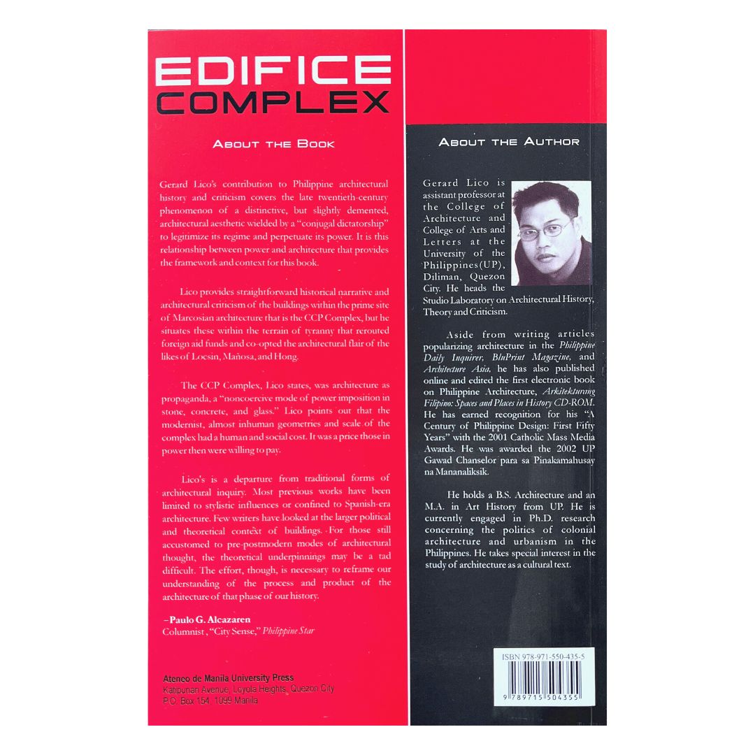 Edifice Complex: Power, Myth, and Marcos State Architecture ...